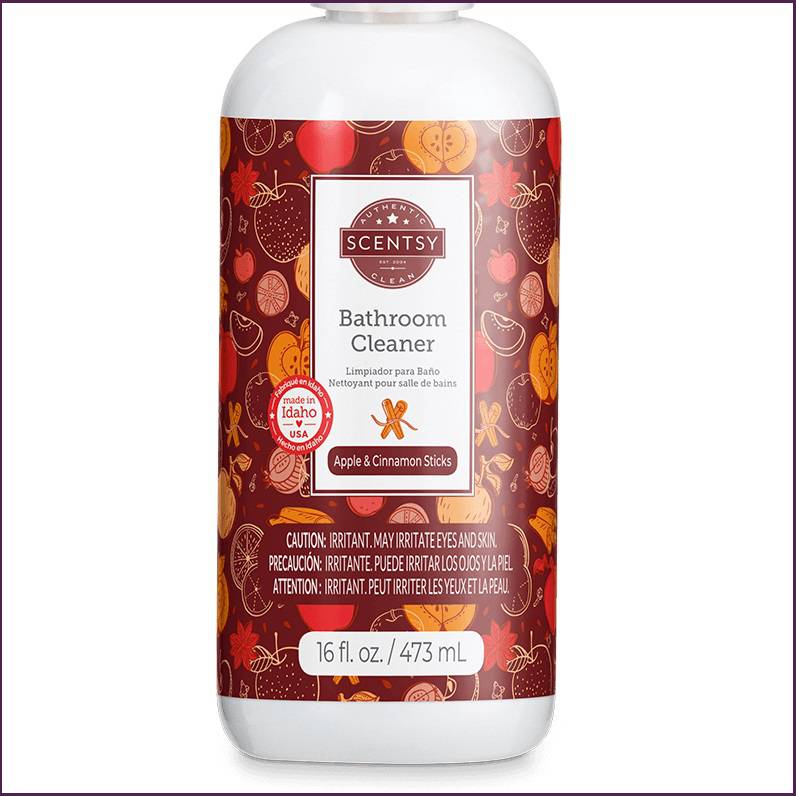 Apple and Cinnamon Sticks Scentsy Bathroom Cleaner | Tanya Charette